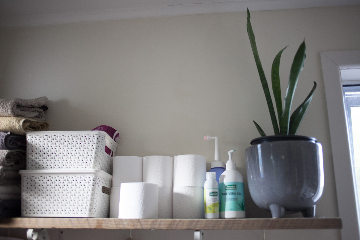 House Tour: How to Fit a Minimalist Bathroom and Utility Into 49 Square ...