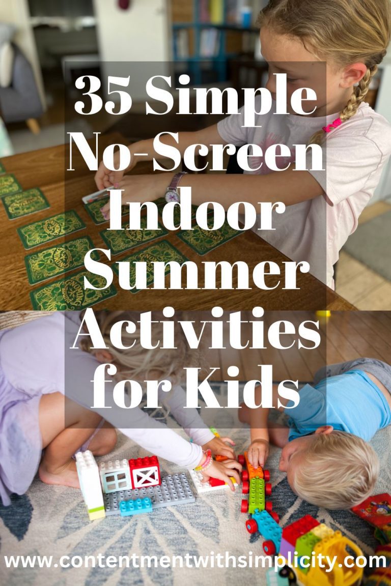 35 Simple Indoor Summer Activities to do with Young Children